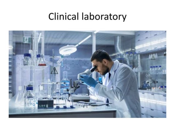 The clinical laboratory | PPTX | Blood Disorders | Diseases and Conditions