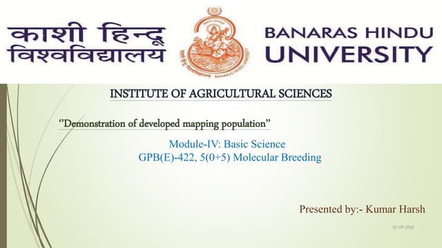 Mapping population ppt | PPTX