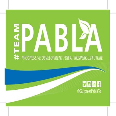 Team Pabla business card sticker | PDF