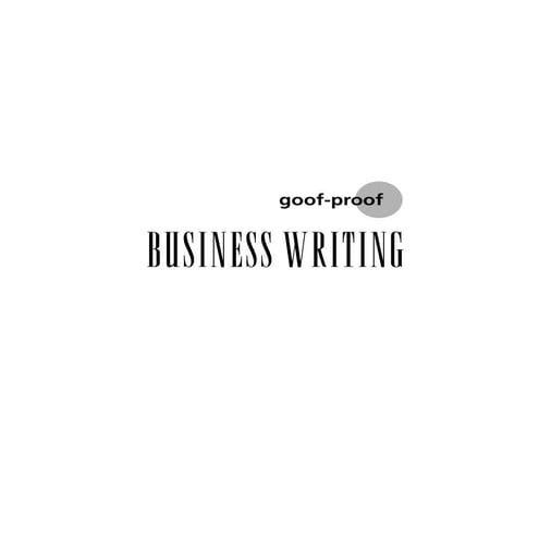 G P Business Writing | PDF