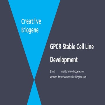 GPCR stable cell line development | PPT