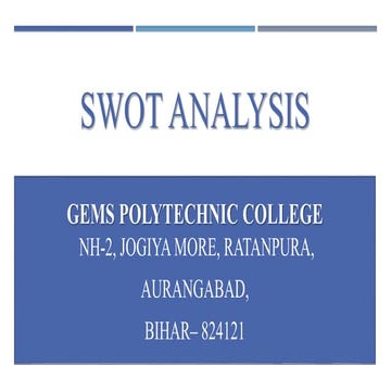 Gpc swot analysis | PPTX