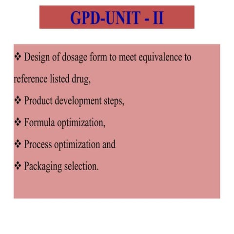 Gpd unit ii | PPT