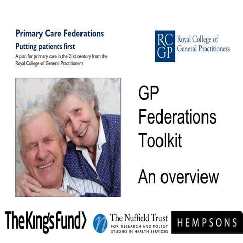 Primary Care Federations Toolkit | PPT