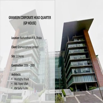 GP House: A Contemporary Corporate Landmark in Dhaka Blending ...