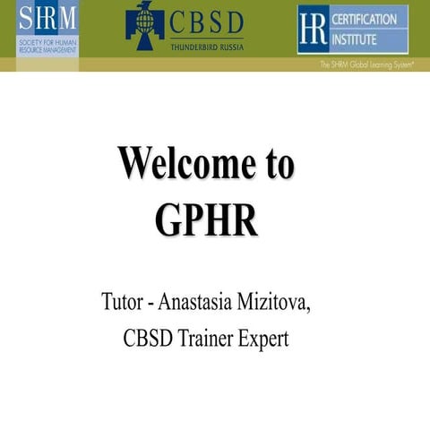 Gphr presentation | PDF
