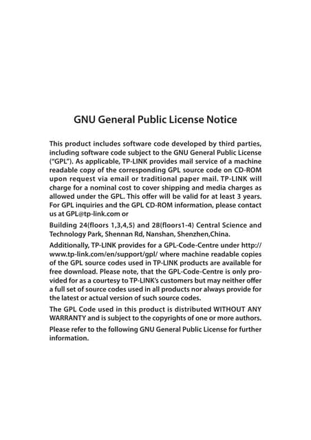 GPL License Terms.pdf GPL License Terms.pdf