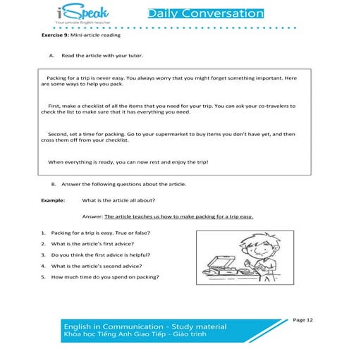 Giving directions - British Council | PDF