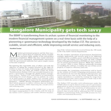 Gpms bbmp-fms media case study | PDF