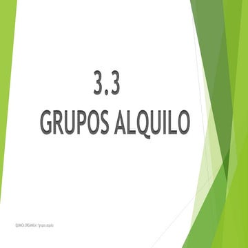Grupo alquilo | PPTX