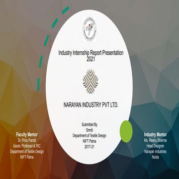 GP Presentation of Narayan Industry Noida.pptx | Arts and Crafts ...