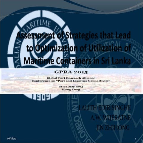 Assessment of Strategies that Lead to Optimization of Utilization of ...