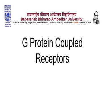 G Protein Coupled Receptors.pptx