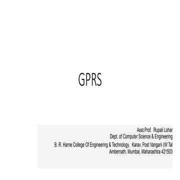 gprs | PPT