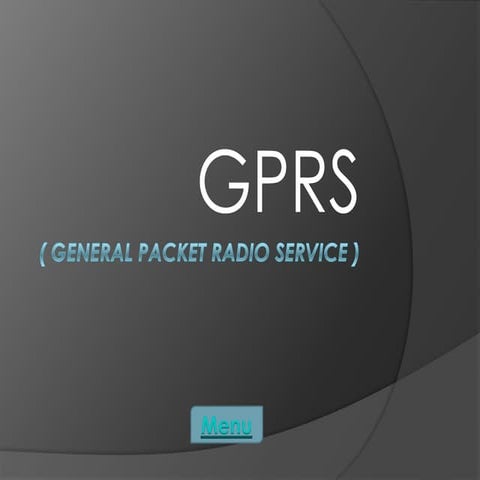 Gprs ( general packet radio service ) | PPTX