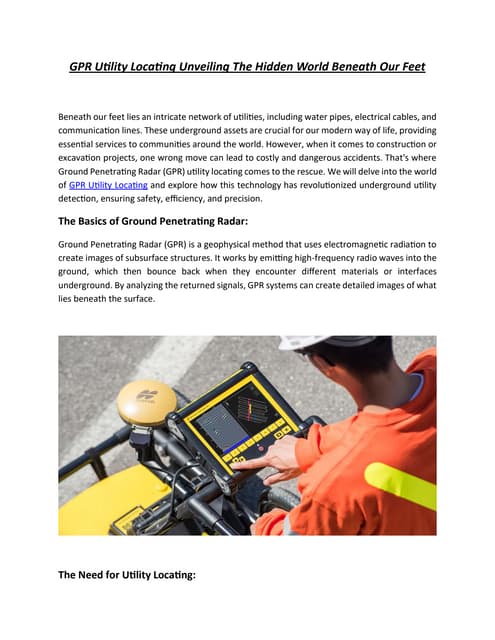 Understanding the Importance of GPR Utility Locating.pdf