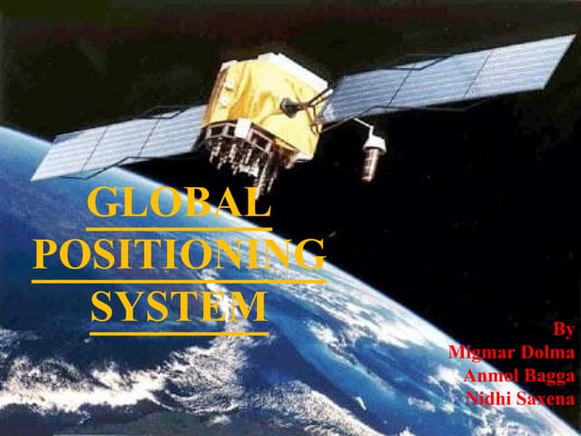 Presentation on GPS (Global Positioning System) | PPTX