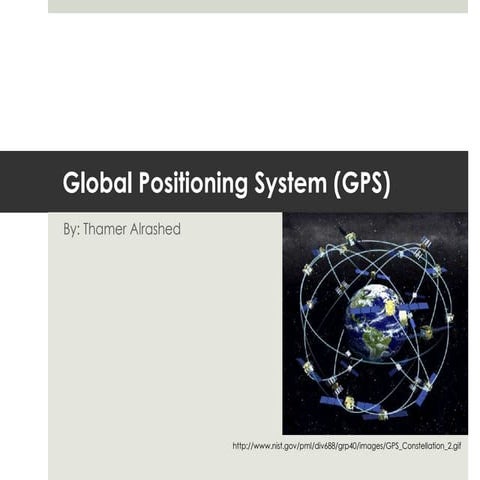 Military application of gps (slapik) | PPTX