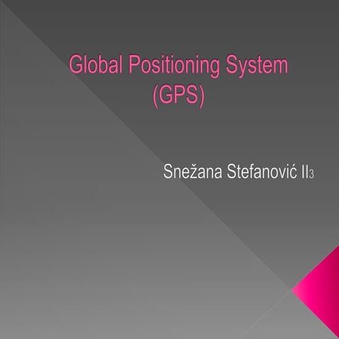 Gps | PPTX