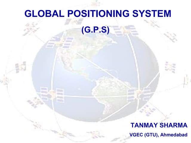 Presentation on GPS (Global Positioning System) | PPTX