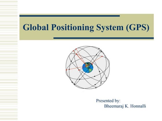 Presentation on GPS (Global Positioning System) | PPTX