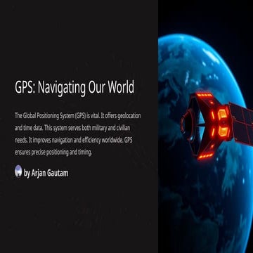 GPS-Navigating-Our-World-satellite.pptx. | PPT