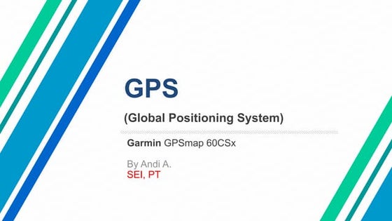 Gps (global Positioning System) | PPT