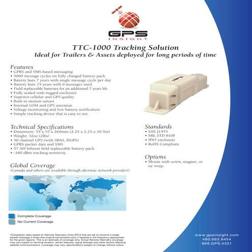Tramigo T22 Tracking Device Technical Data | PDF