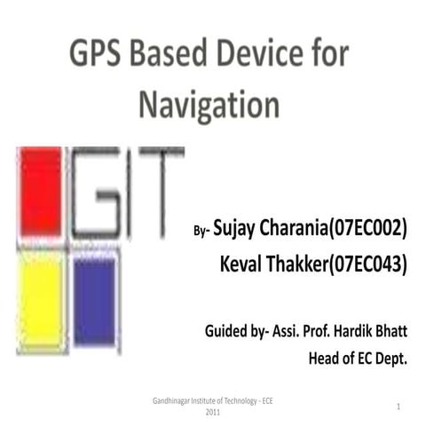 Gps navigation | PPTX | Auto Navigation Systems | Auto Technology