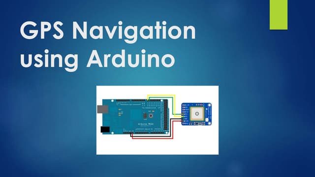 Gps Navigation Using Arduino Presentation Pptx Computer Networking 5667