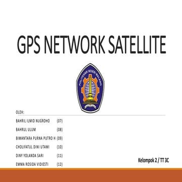 Gps network satellite | PPTX