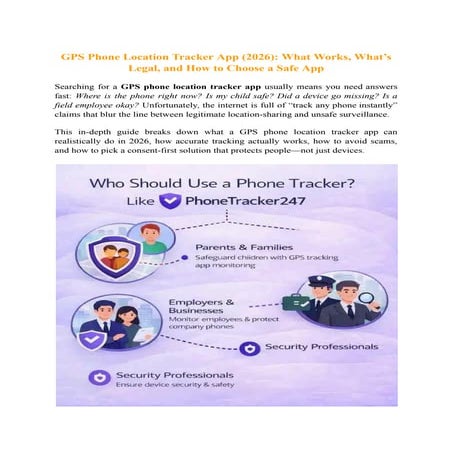 GPS Phone Location Tracker App (2026)_ What Works, What’s Legal, and ...