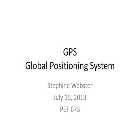 Gps ppt | PPTX | Auto Navigation Systems | Auto Technology