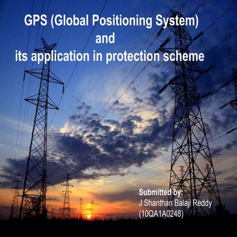 Gps in protection scheme | PPTX