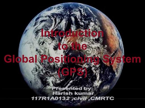 Presentation on GPS (Global Positioning System) | PPT