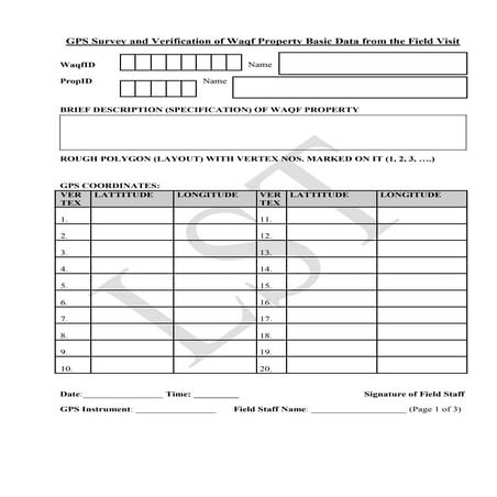 Gps survey form_v2 - WAMSI | PDF | Auto Navigation Systems | Auto ...