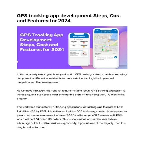 GPS tracking app development Steps, Cost and Features for 2024.pdf