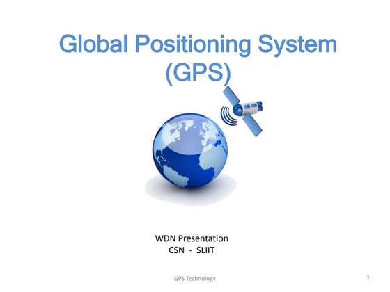 GPS | PPT