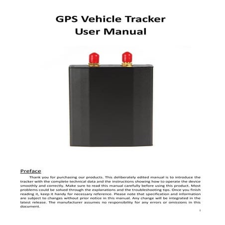 Gps st-901 user manual | PDF