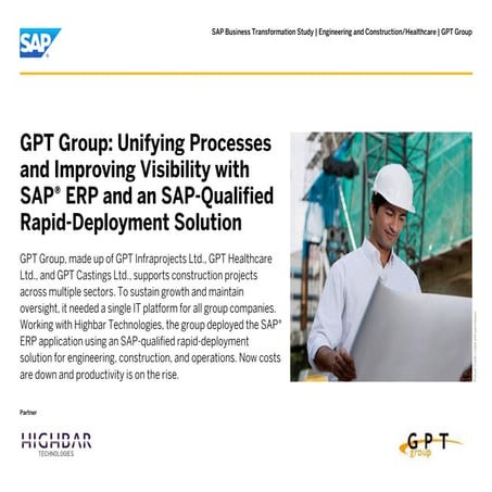 GPT Group SAP ERP Implementation | PDF