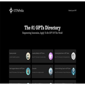 GPTsPedia the #1 GPTs Store | PPT