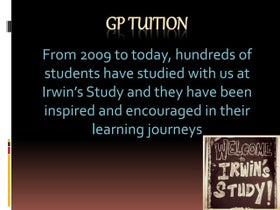 GP Tuition | PPT