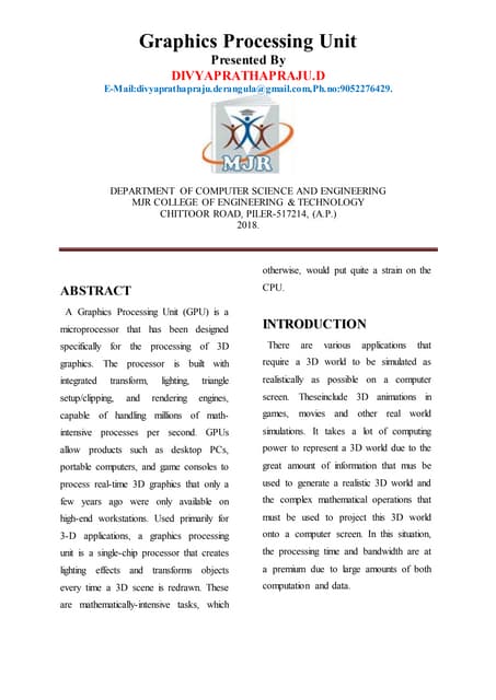 External video card | PDF