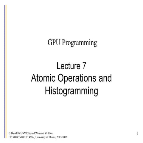 Gpu Lecture 7 Pptx