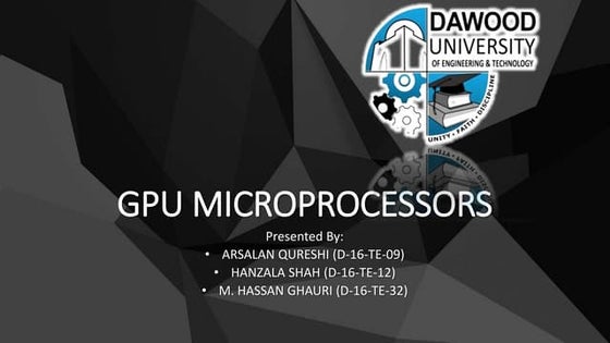 Graphics Processing unit ppt | PPTX