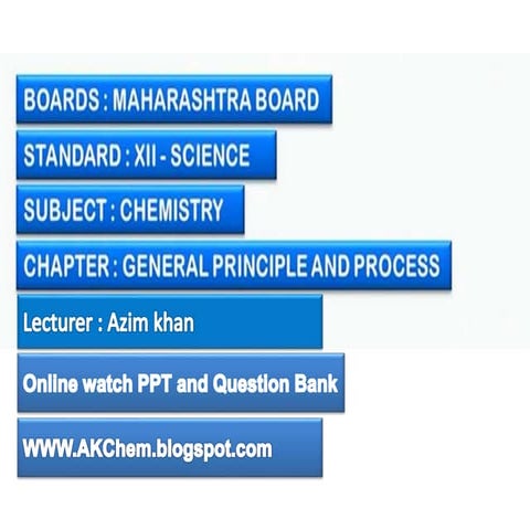General principles and process isolation | PPTX