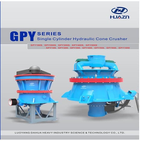 GPY hydraulic cone crusher feature|introduction | PDF