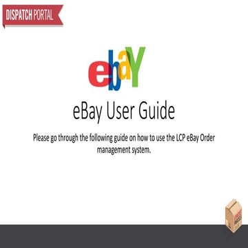eBay User Guide | PPTX