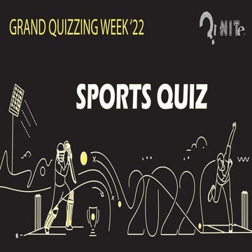 Grand Quizzing Week 22 | Sport Quiz | Finals | PDF