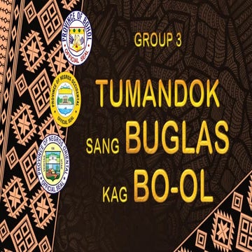 NEGRITOS OF NEGROS, ESKAYA OF BOHOL: MGA TUMANDOK OF VISAYAS | PDF